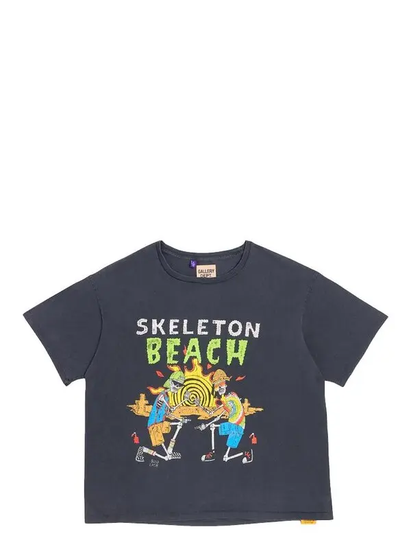 GALLERY DEPT. Skeleton Beach T-shirt - Vintage Black