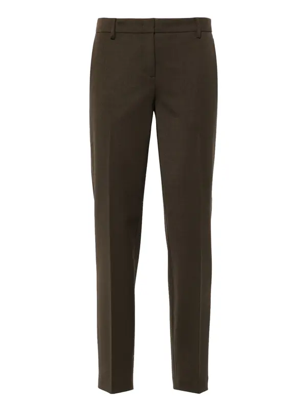 N°21 Pressed-crease Trousers - Green