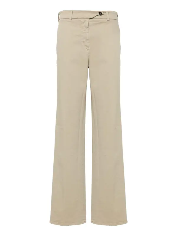 N°21 Straight-leg Trousers - Neutrals