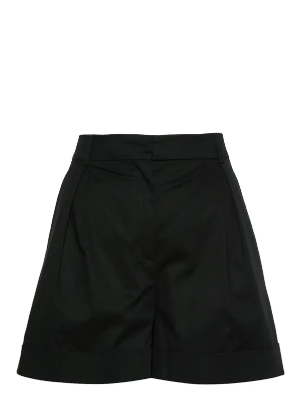 Moschino Inverted-pleat Shorts - Black