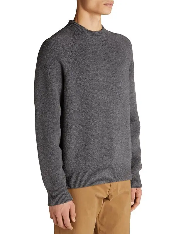 Moncler Wool And Cashmere Sweater - Black Gray