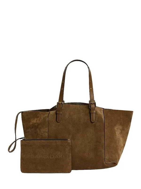 Gerard Darel Leather Shopper - Tundra