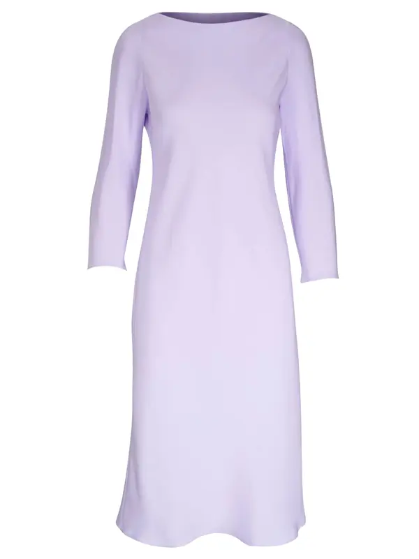 PETER COHEN Silk Midi Dress - Purple