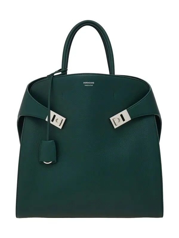 FERRAGAMO Hug Tote Bag - Green