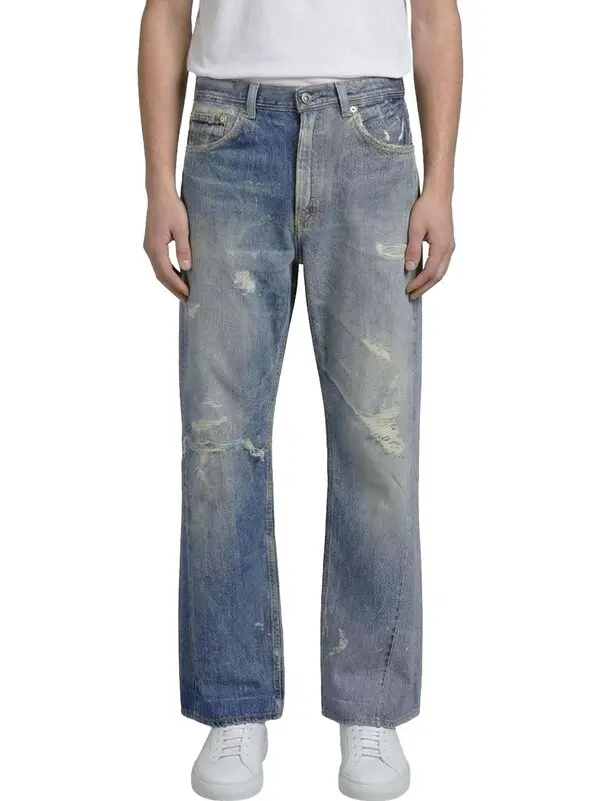 Our Legacy Wide-leg Trompe-l'œil Jeans - Denim