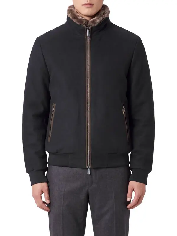 MOORER Bellati Bomber Jacket - Black