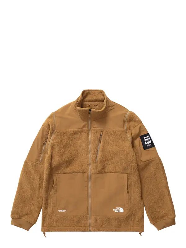 The North Face X Undercover Soukuu Zip Off Fleece Jacket - Yellow
