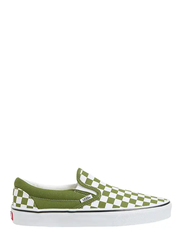 VANS Classic Slip-on Color Theory Checkerboard Pesto - Green