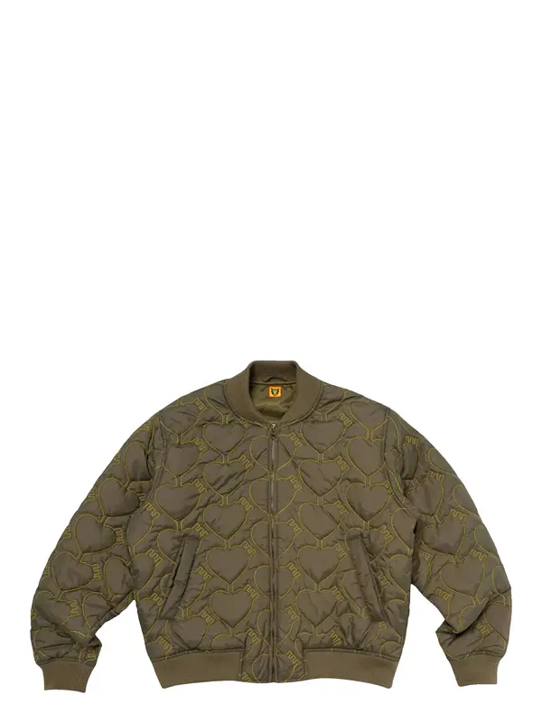 HUMAN MADE Heart Quilted Jacket - Green