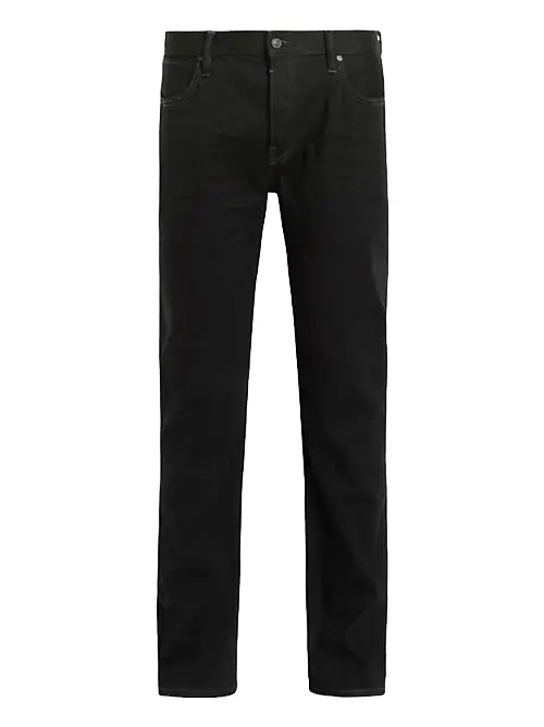 ALLSAINTS Iggy Straight-leg Slim-fit Denim Jeans - Jet Black