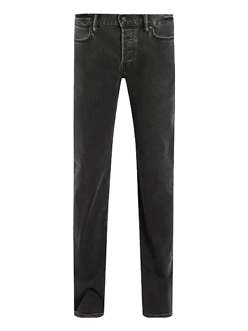 ALLSAINTS Iggy Straight-leg Slim-fit Denim Jeans - Washed Black