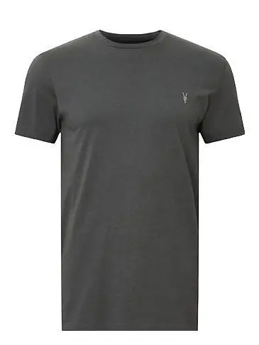 ALLSAINTS Tonic Logo-embroidered Slim-fit Cotton T-shirt - Carter Grey