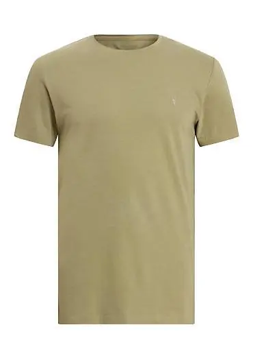 ALLSAINTS Tonic Logo-embroidered Slim-fit Cotton T-shirt - Lichen Green