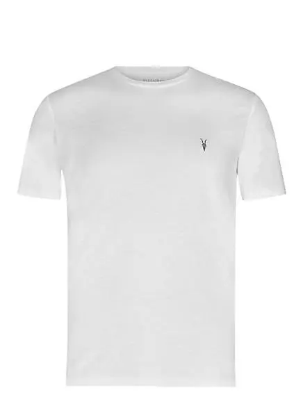 ALLSAINTS Tonic Logo-embroidered Slim-fit Cotton T-shirt - Optic White