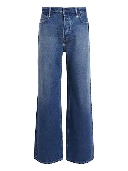 ALLSAINTS Lenny Relaxed-fit Wide-leg Jeans - Vintage Indigo