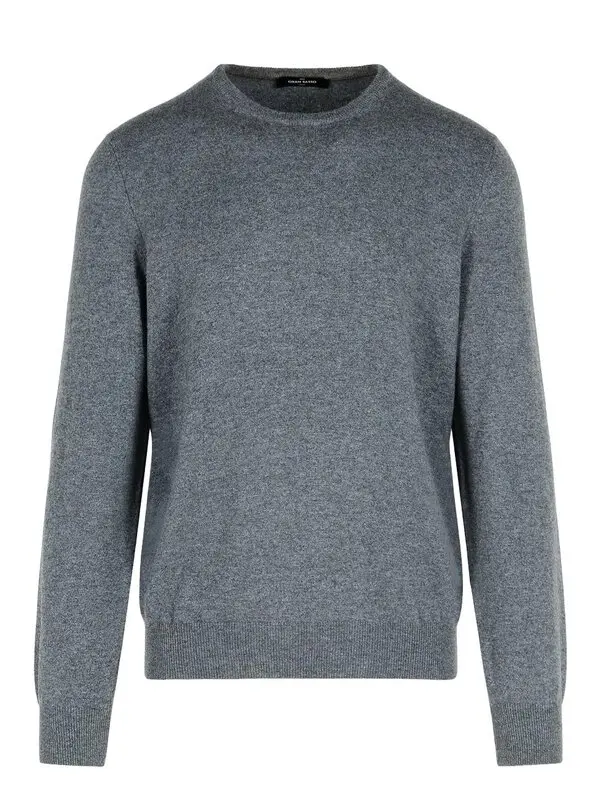 GRAN SASSO Cashmere Crew Neck Sweater - Grey