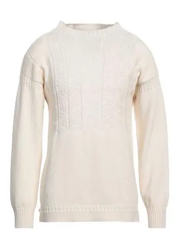 MAISON MARGIELA Turtleneck Knit Top - White