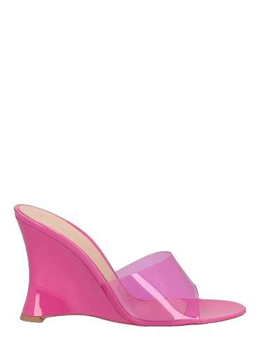 GIANVITO ROSSI Plastic Wedge Sandals - Fuchsia