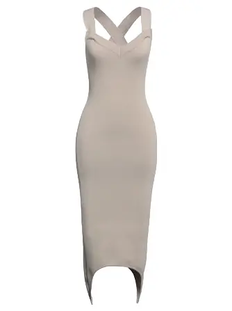 Patou Midi Bodycon Dress - Grey