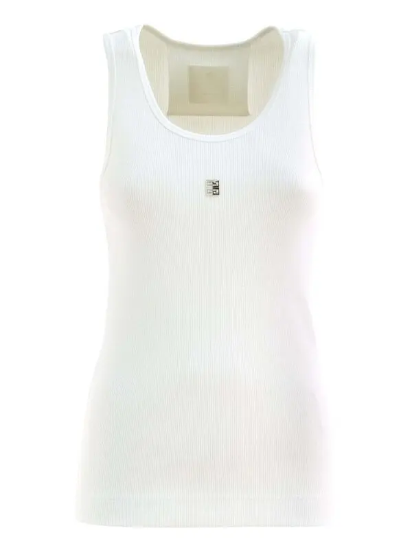 Givenchy Logo Tank Top - White