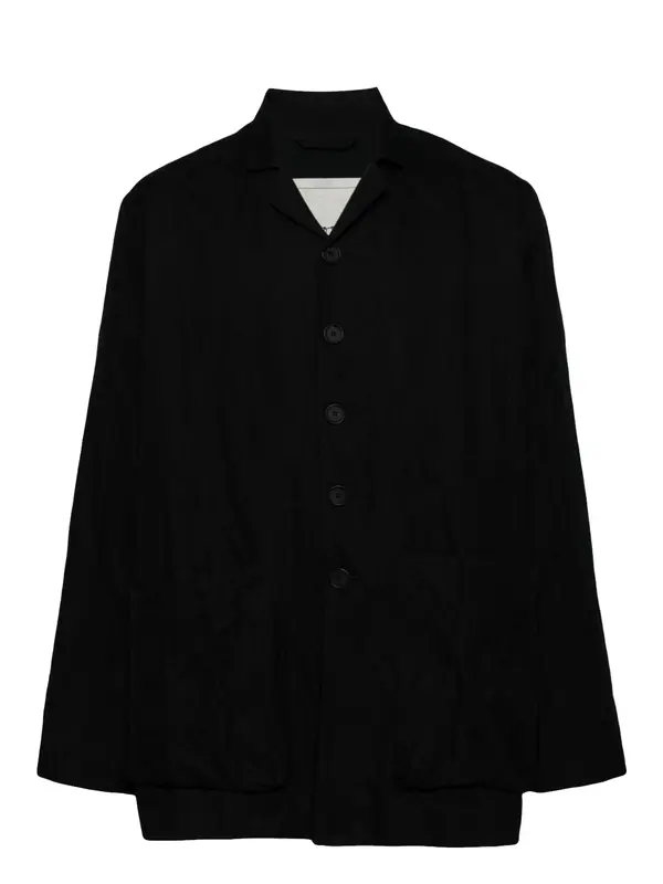 TOOGOOD Camp-collar Shirt Jacket - Black