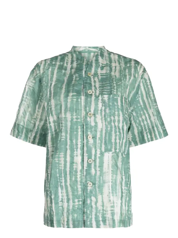 TOOGOOD Docker Tie-dye Shirt - Green