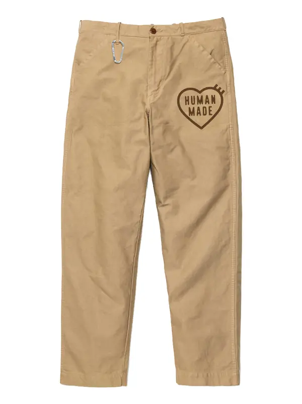 HUMAN MADE Heart Logo Chino Pants - Beige