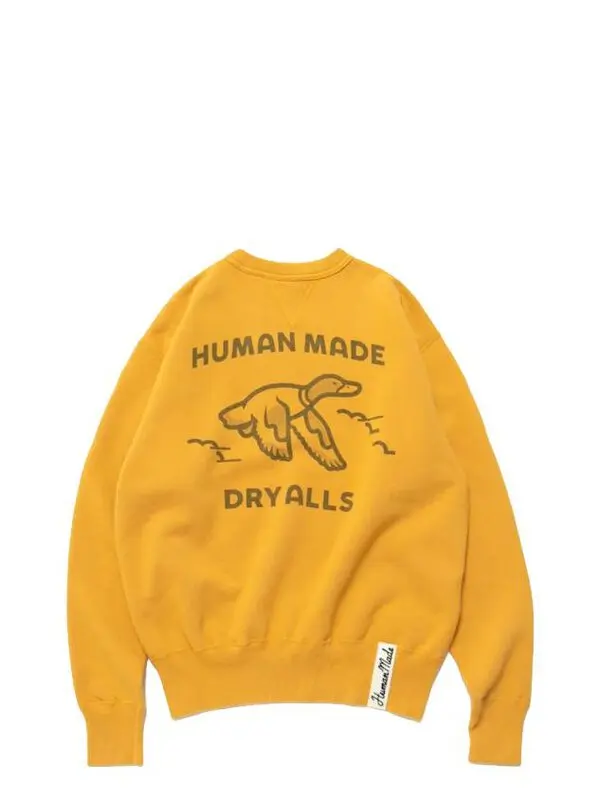HUMAN MADE Duck Tsuriami Sweatshirt - Yellow
