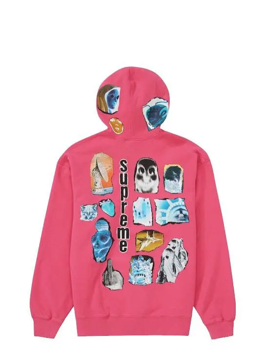 Supreme Invert Hooded Sweatshirt - Magenta
