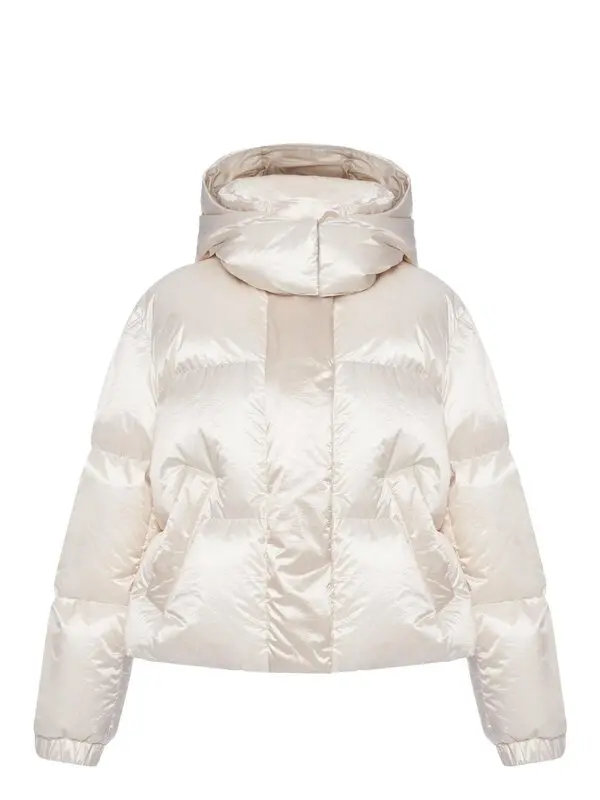 Moncler Briancon Technical Organza Down Jacket - Ivory