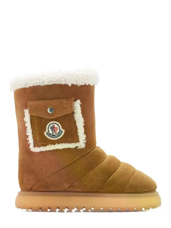 Moncler Gaia Ankle Boots - Tan