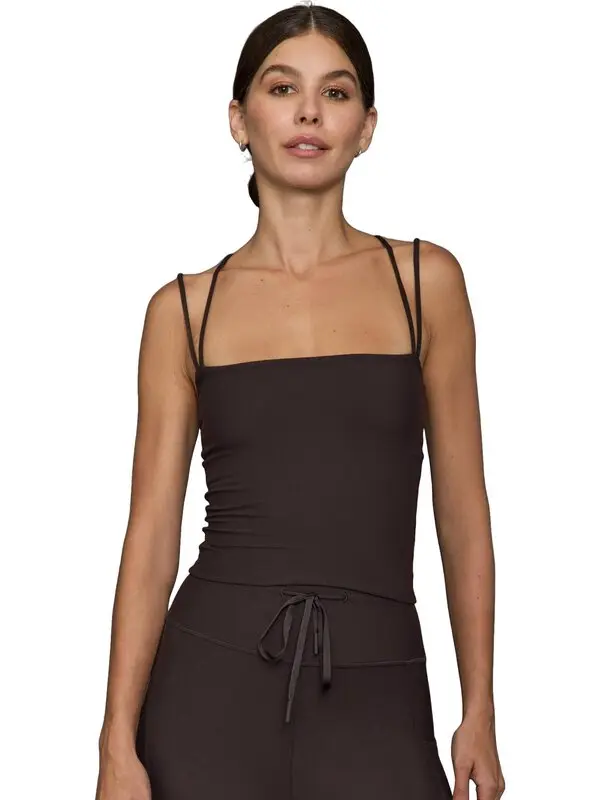 Carbon38 Strappy Tank Top - Chocolate Torte