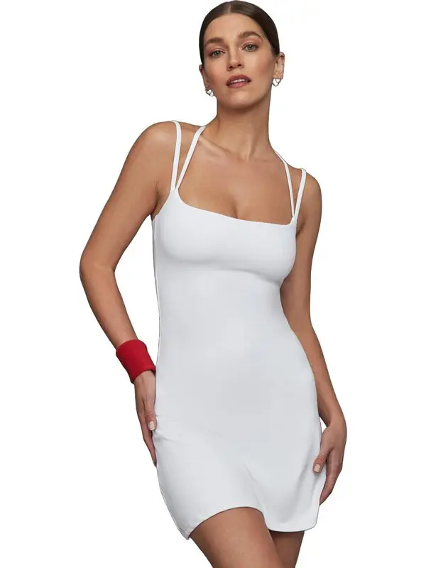 Carbon38 Strappy Mini Dress - White