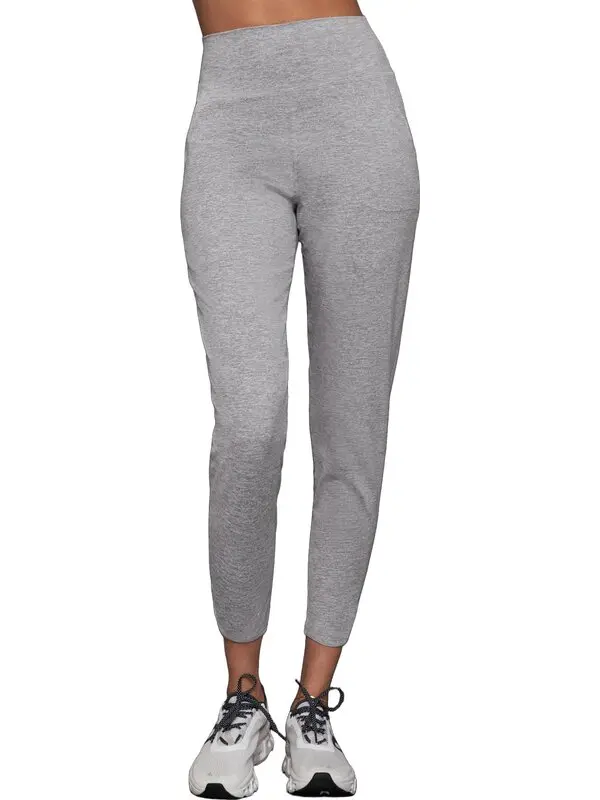 Carbon38 Jogger In Heather Melt - Silver Heather
