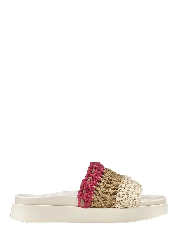 Inuikii Loose Knitted Slide - Fuchsia