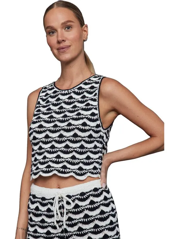 The Upside Woodstock Viva Crochet Top - Multi