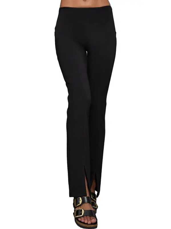 Carbon38 Split Leg Pant - Black