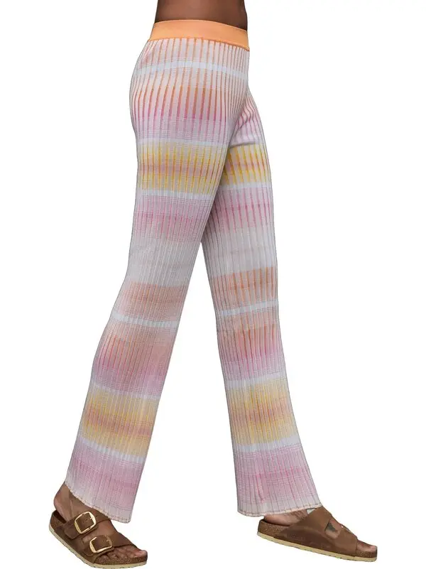 Missoni Straight Ribbed Trousers - Orange / Multi