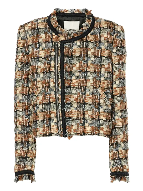 Isabel Marant Kerry Cropped Jacket - Multicoloured