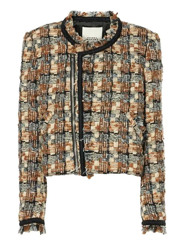 Isabel Marant Étoile Kerry Cropped Jacket - Multicoloured