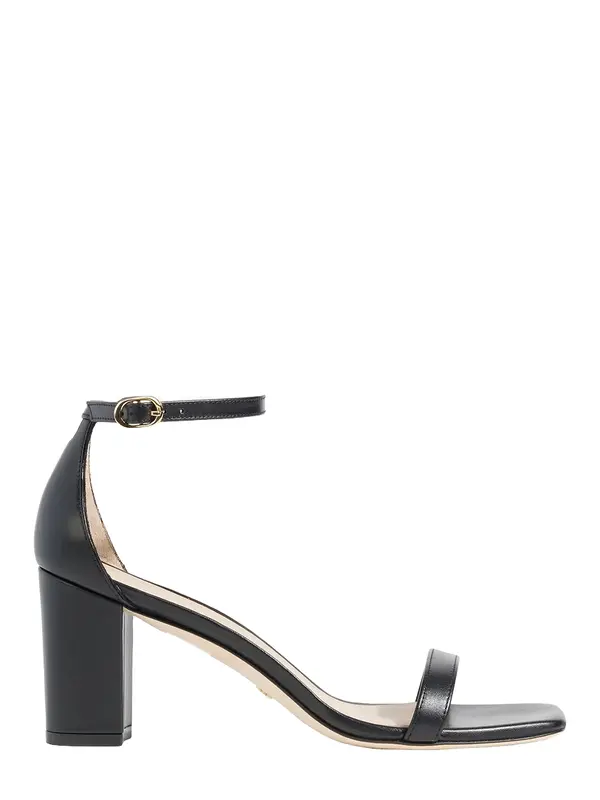 STUART WEITZMAN Leather Sandals - Black