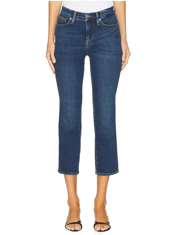 Good American Petite Straight Jeans - Blue004