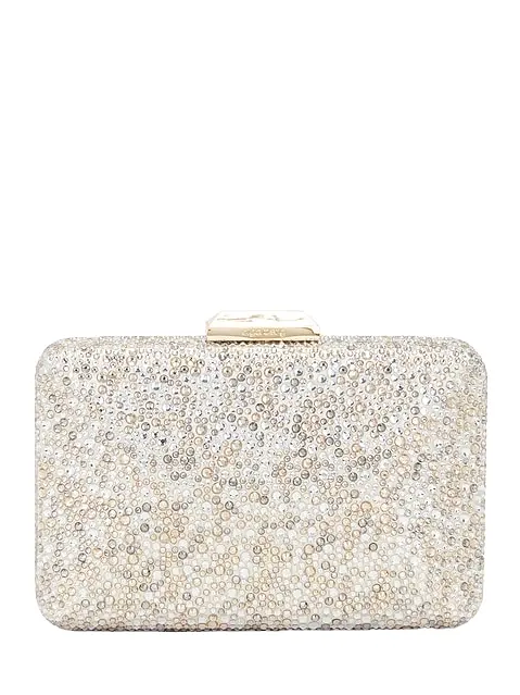 OLGA BERG Shira Hotfix Clutch - Champagne