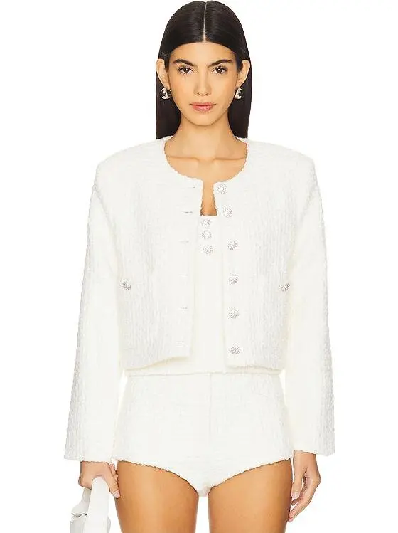 LOVERS AND FRIENDS Josephine Jacket - White