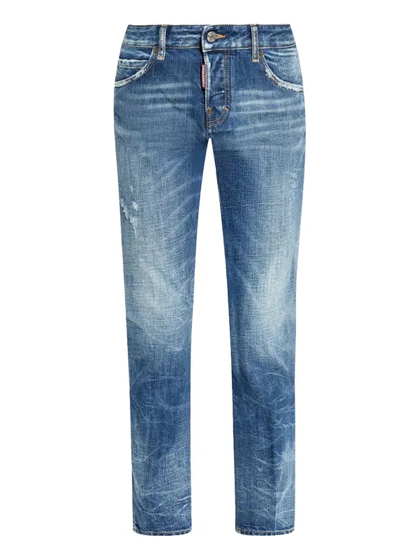 Dsquared2 Faded Tapered Jeans - Blue