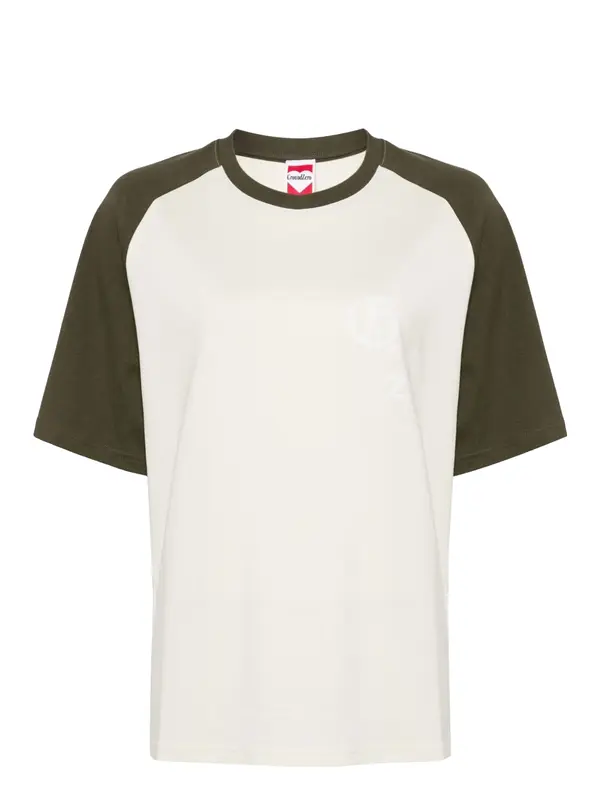 GROUND ZERO Logo-print T-shirt - Neutrals