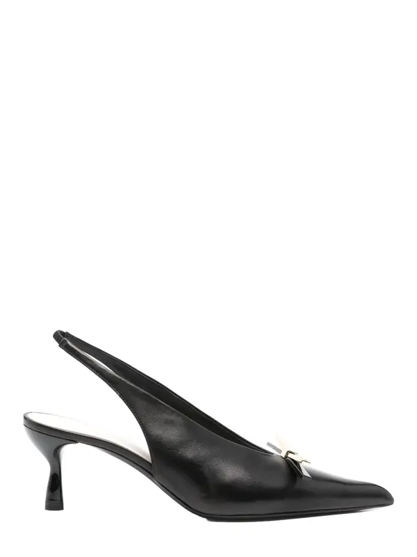 LANVIN 60mm Leather Pumps - Black