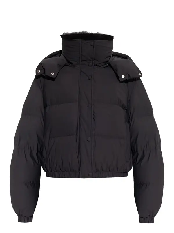 YVES SALOMON High-neck Puffer Jacket - Black