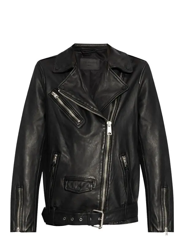 ALLSAINTS Billie Leather Biker Jacket - Black