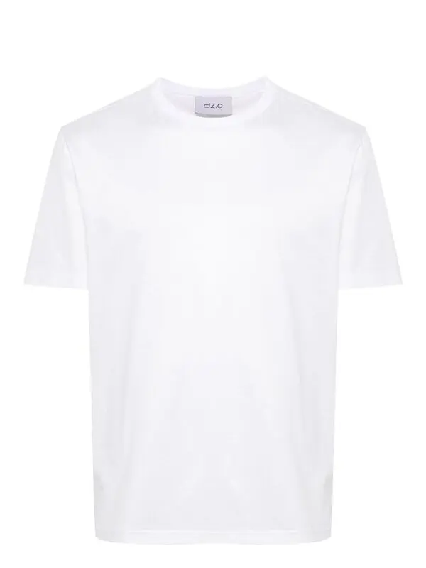 D4.0 Cotton T-shirt - White
